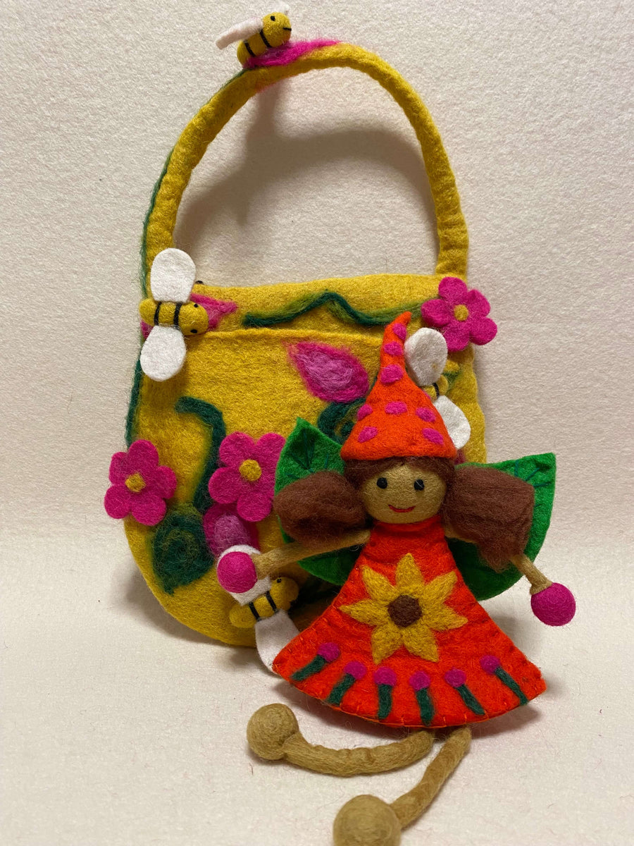 Big Yellow Honeybee Bag – The Pixie Patch