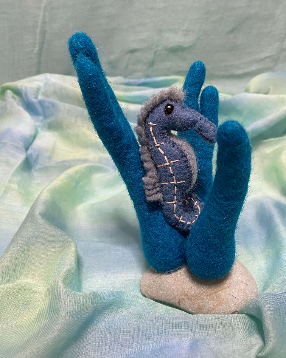 Blue Seahorse – The Pixie Patch