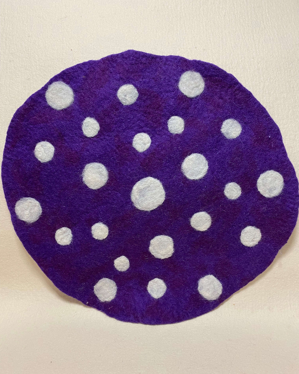 Large Purple Toadstool Mat – The Pixie Patch